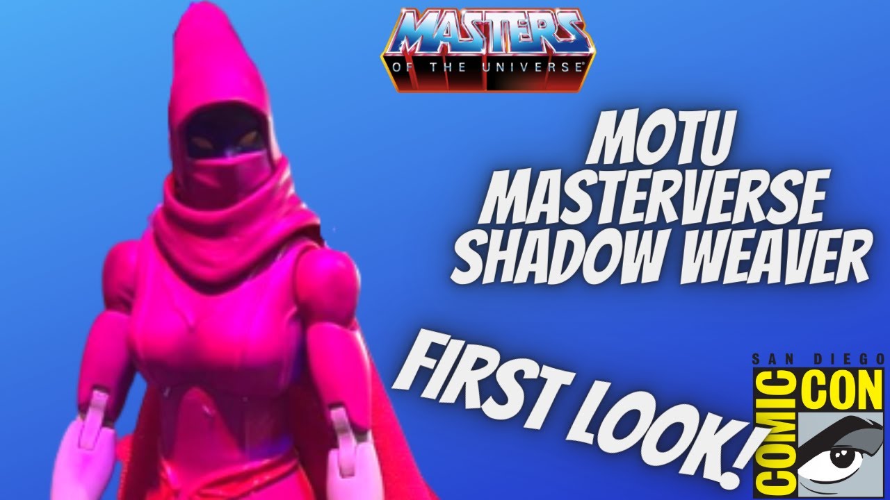 Masters Of The Universe Masterverse Shadow Weaver Figure First Look ...