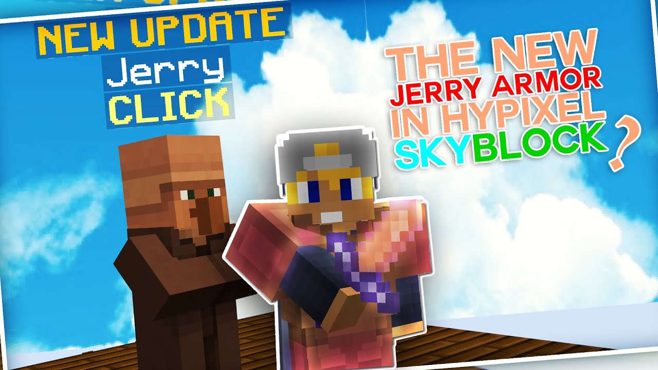 The *NEW* Best Armor In Hypixel Skyblock? (Jerry Armor) - YouTube