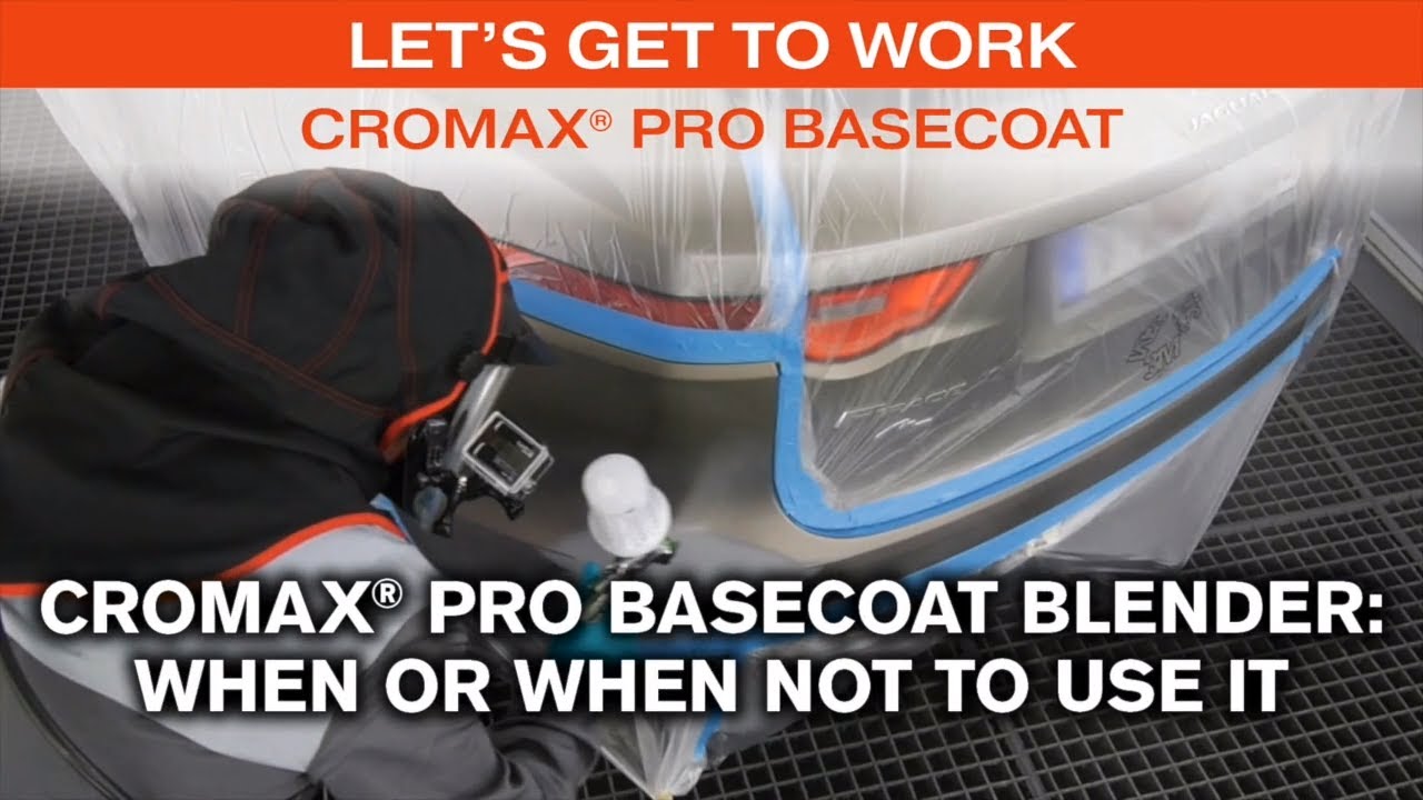 CROMAX PRO BASECOAT BLENDER - WHEN OR WHEN NOT TO USE IT - YouTube