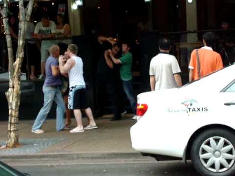 fight with bouncer - YouTube
