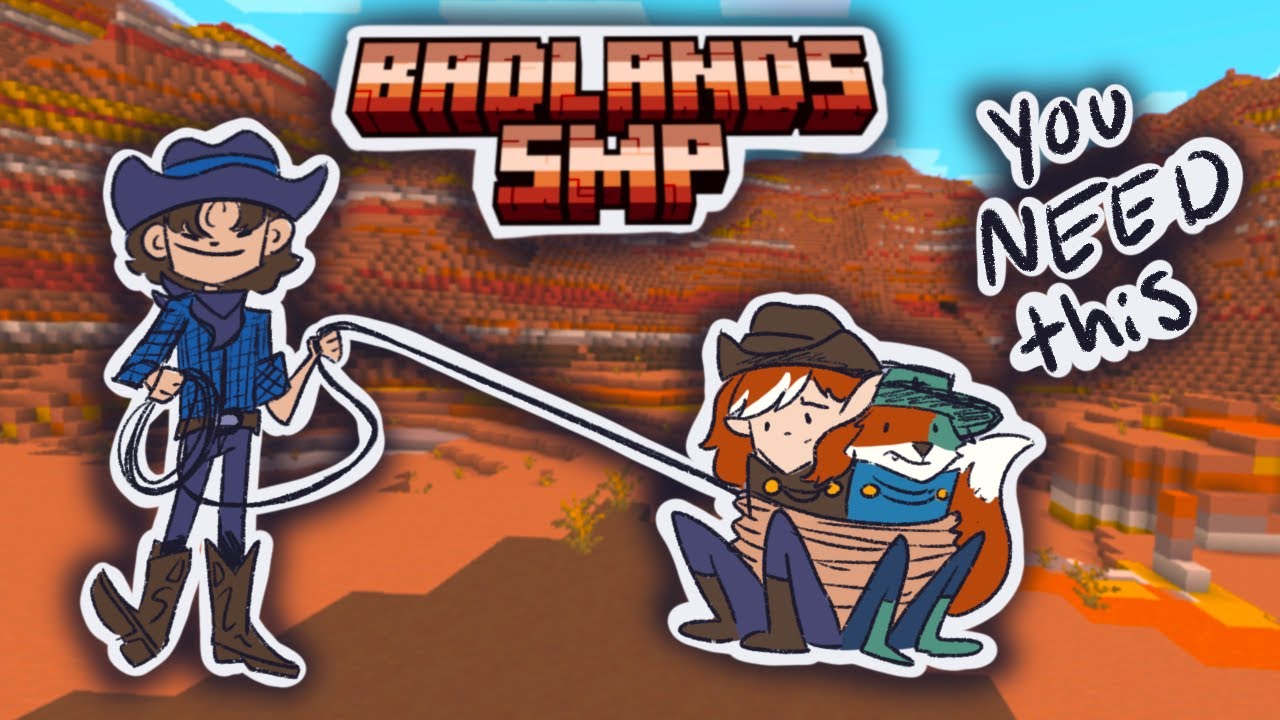 THE BEST MOD EVER!!! playing with friends on a cowboy Smp [Badlands SMP ...