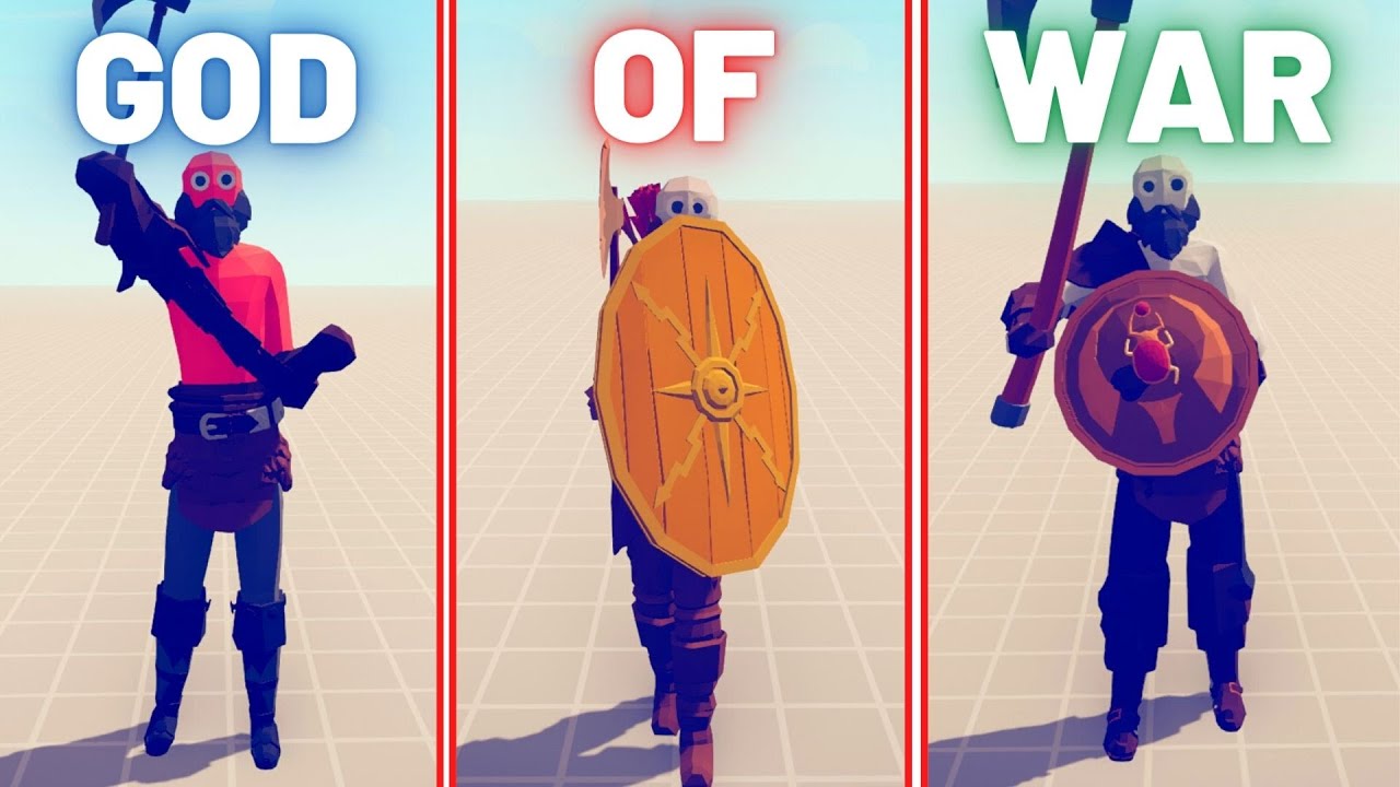 KRATOS THE GOD OF WAR EVOLUTION - Totally Accurate Battle Simulator ...