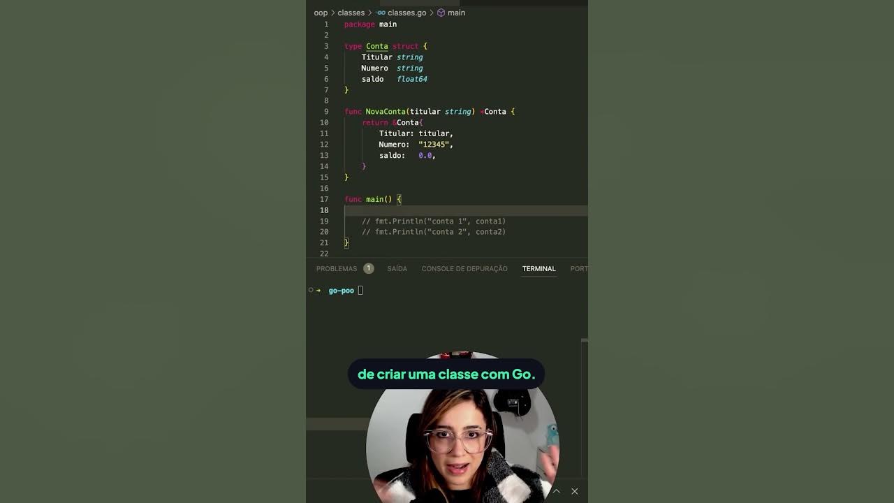 Structs: as Classes do Go - YouTube