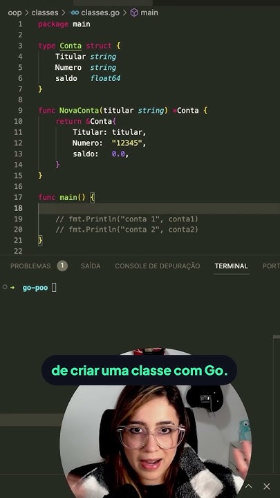 Structs: as Classes do Go - YouTube