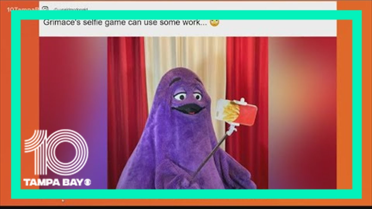 Apparently, the McDonald's character Grimace is actually a giant taste ...