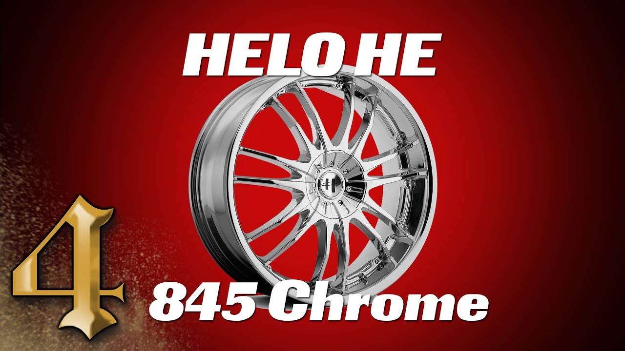 HELO HE845 Chrome Wheel - YouTube