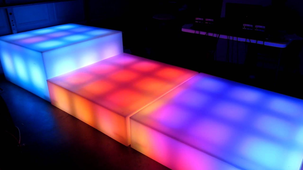 Lighted Dance Stages - YouTube