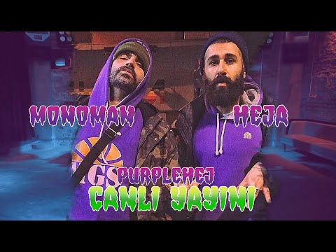 MONOMAN İLE CANLI YAYIN // PURPLEHEJ'LE #EvdeKal