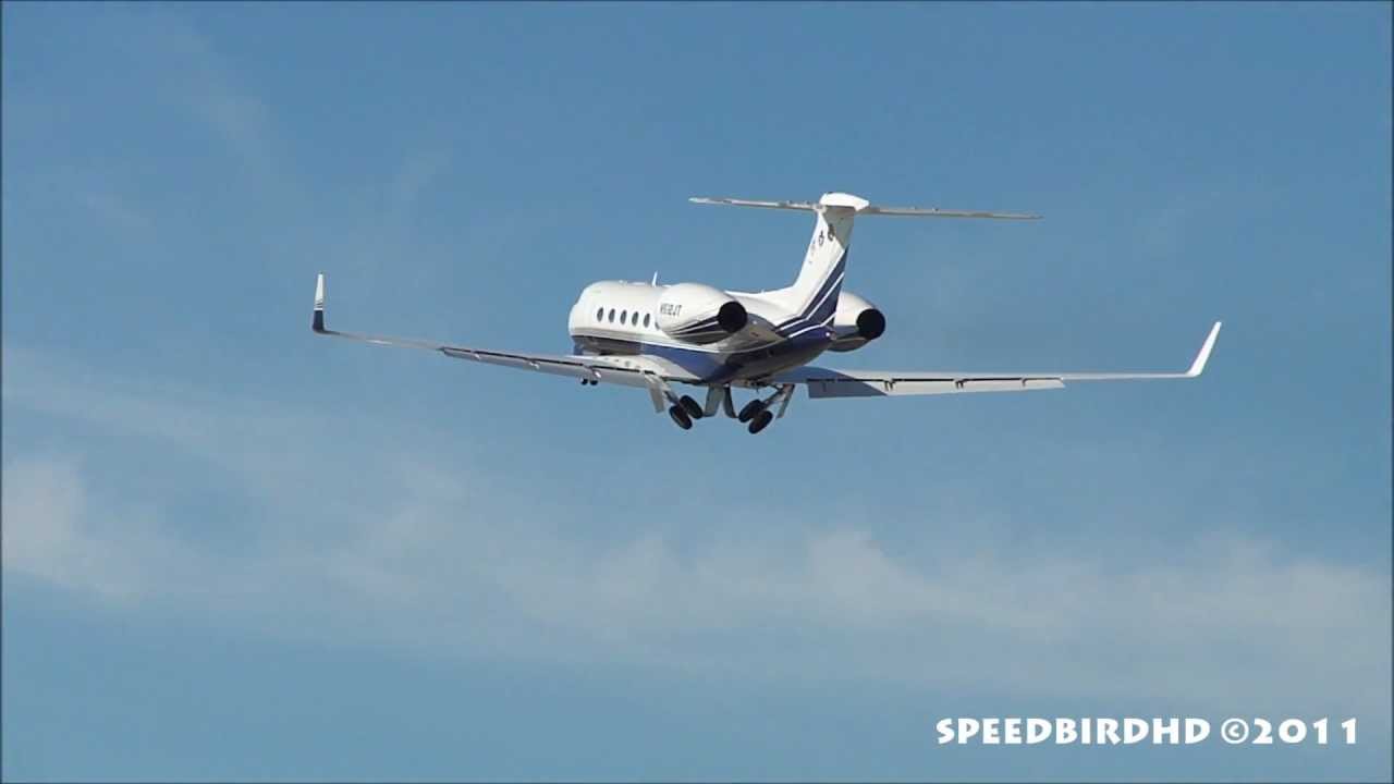 Private Gulfstream Aerospace G-V-SP Gulfstream G550 [N512JT] - YouTube