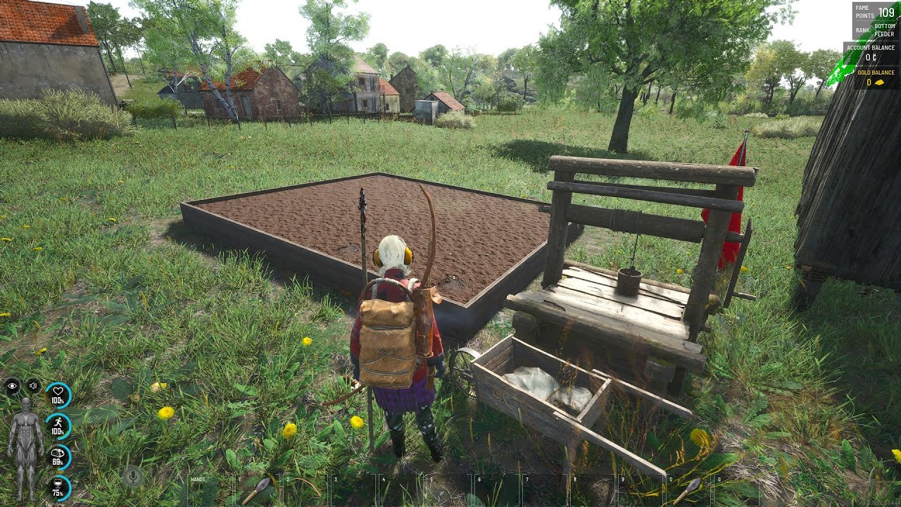 Scum: getting a farm and well - YouTube