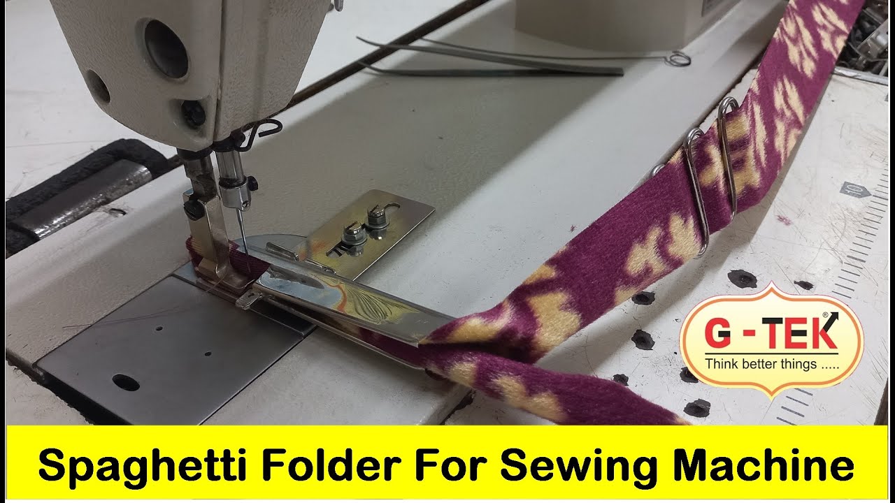 Heavy duty Spaghetti Folder For Sewing Machine , Folder For Silai ...