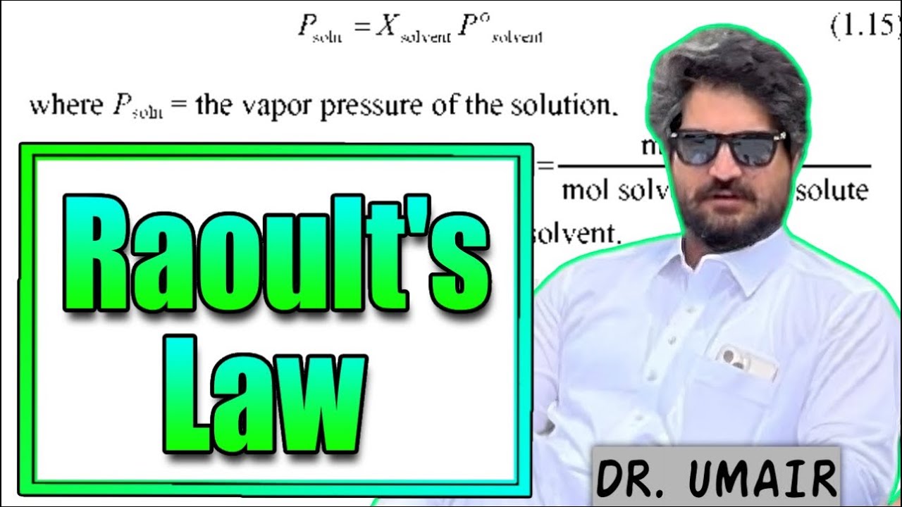 Raoult’s Law and Explanation to Positive and Negative deviation ...