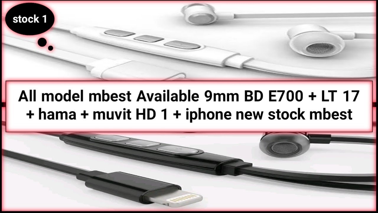 All model mbest 9mm BD E700 + LT 17 + hama + muvit HD 1 + iphone new ...