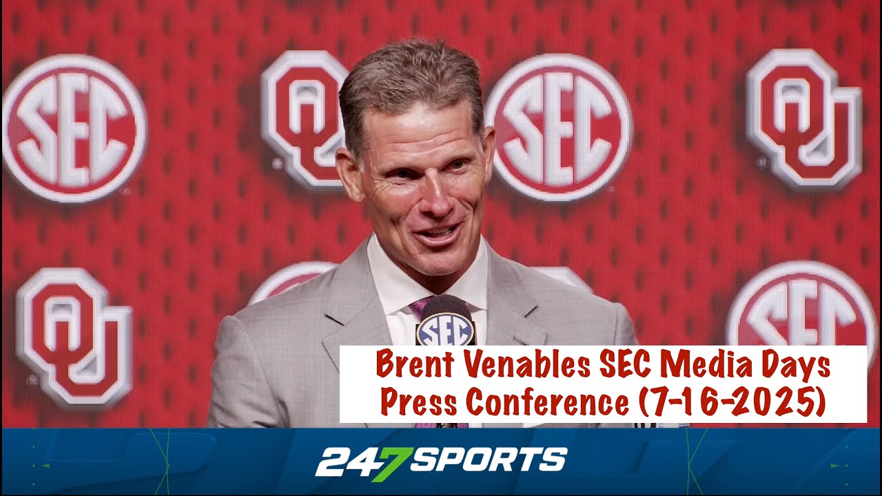 SEC Media Days: Oklahoma HC Brent Venables press conference - 7/16/2025 ...
