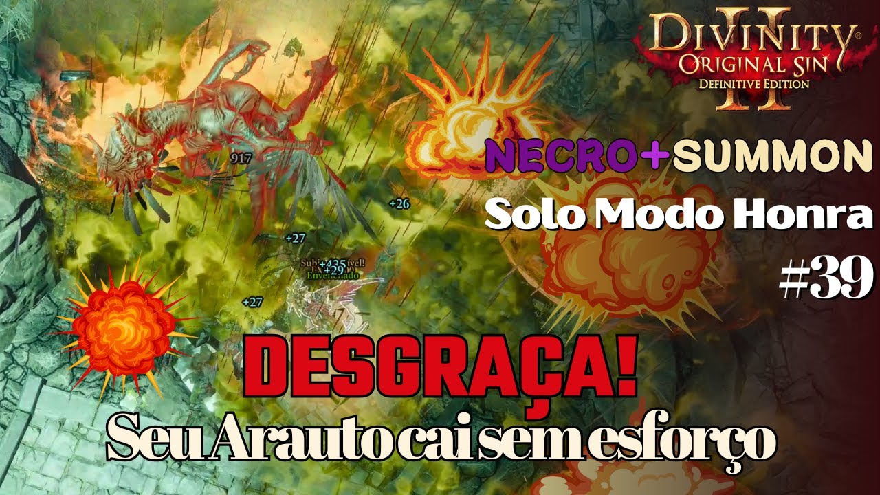 Divinity Original Sin 2 - Solo Necro/Summon |Modo Honra| #39: Como NÃO ...