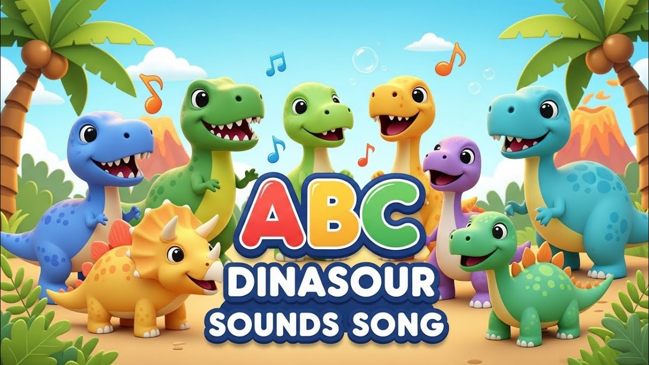 ABC Dinasour Sounds Song | Learn Alphabets | Learn Dinasour Names ...