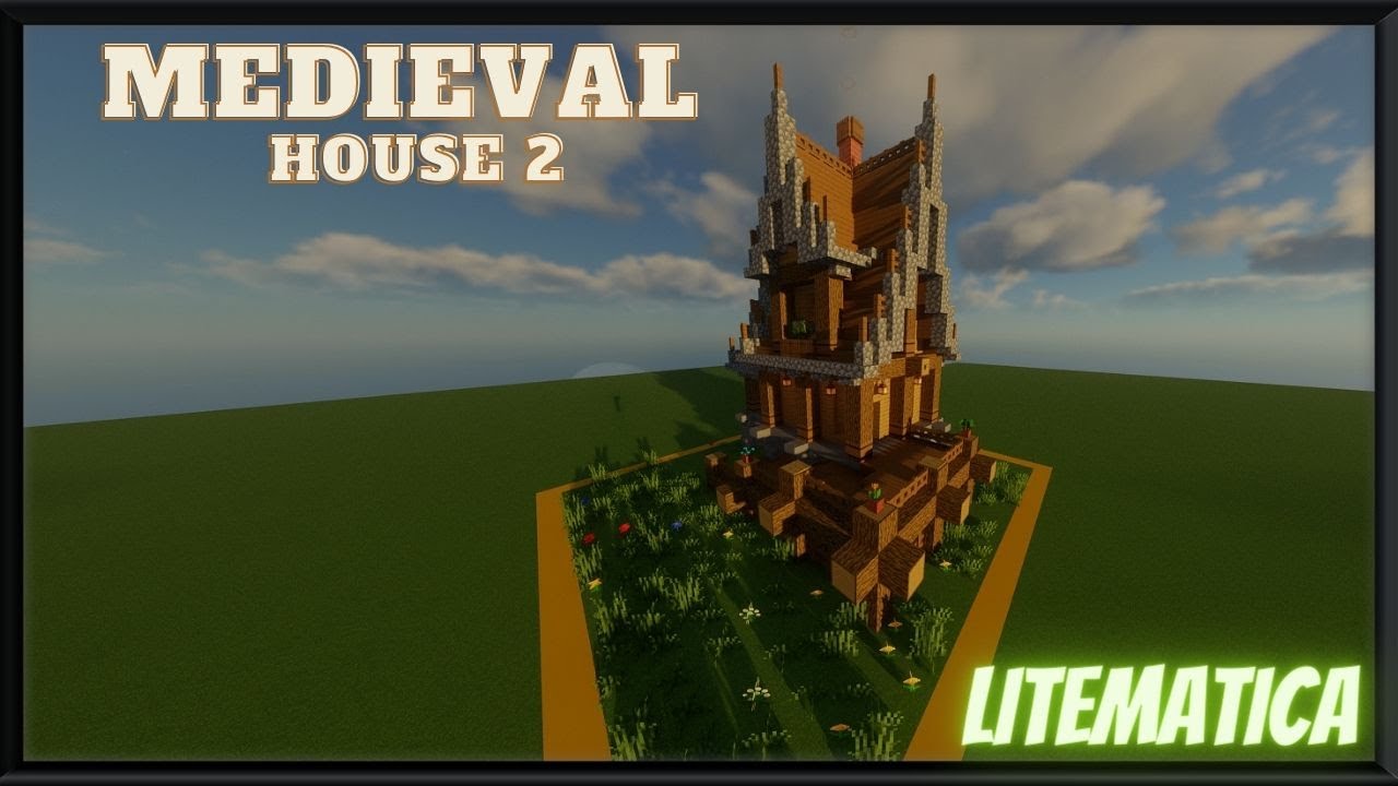 Medieval House 2 | #litematica - YouTube