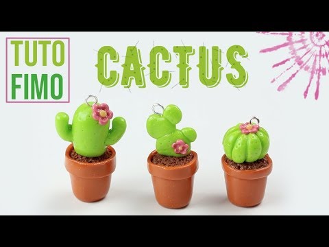 Polymer Clay Tutorial - Cactus - YouTube