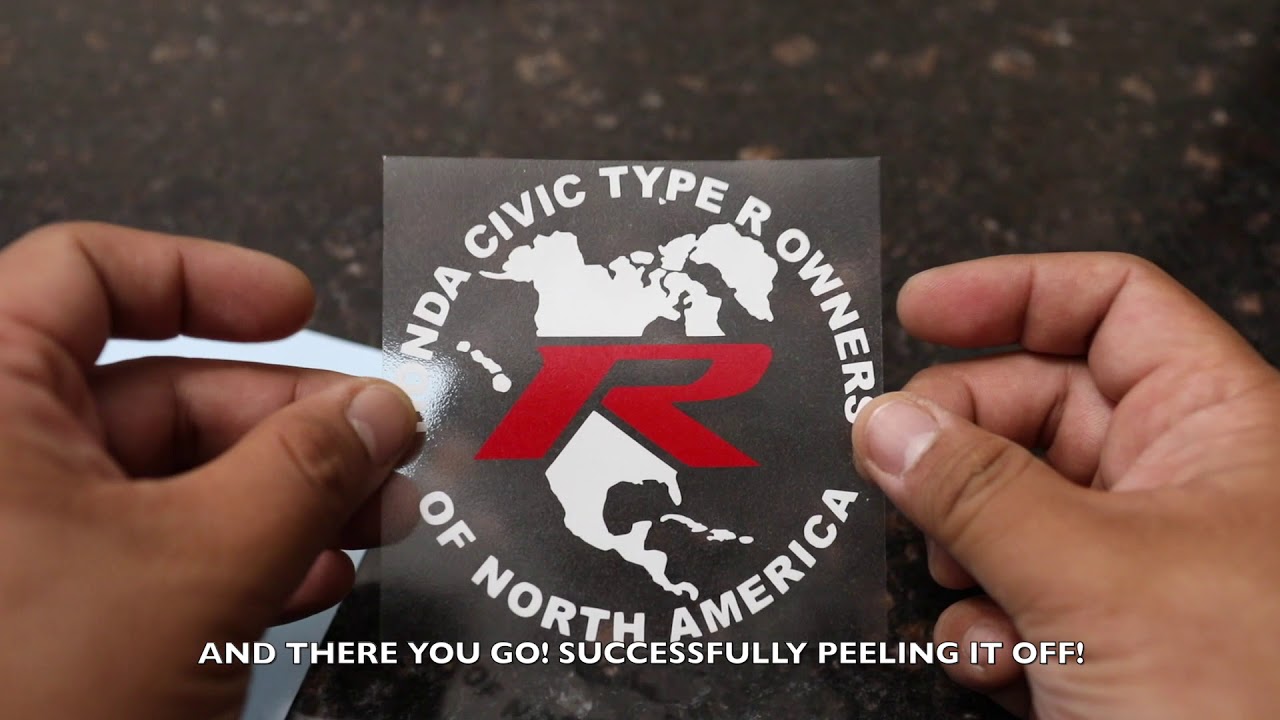 How To: Handle and Install a Decal - YouTube