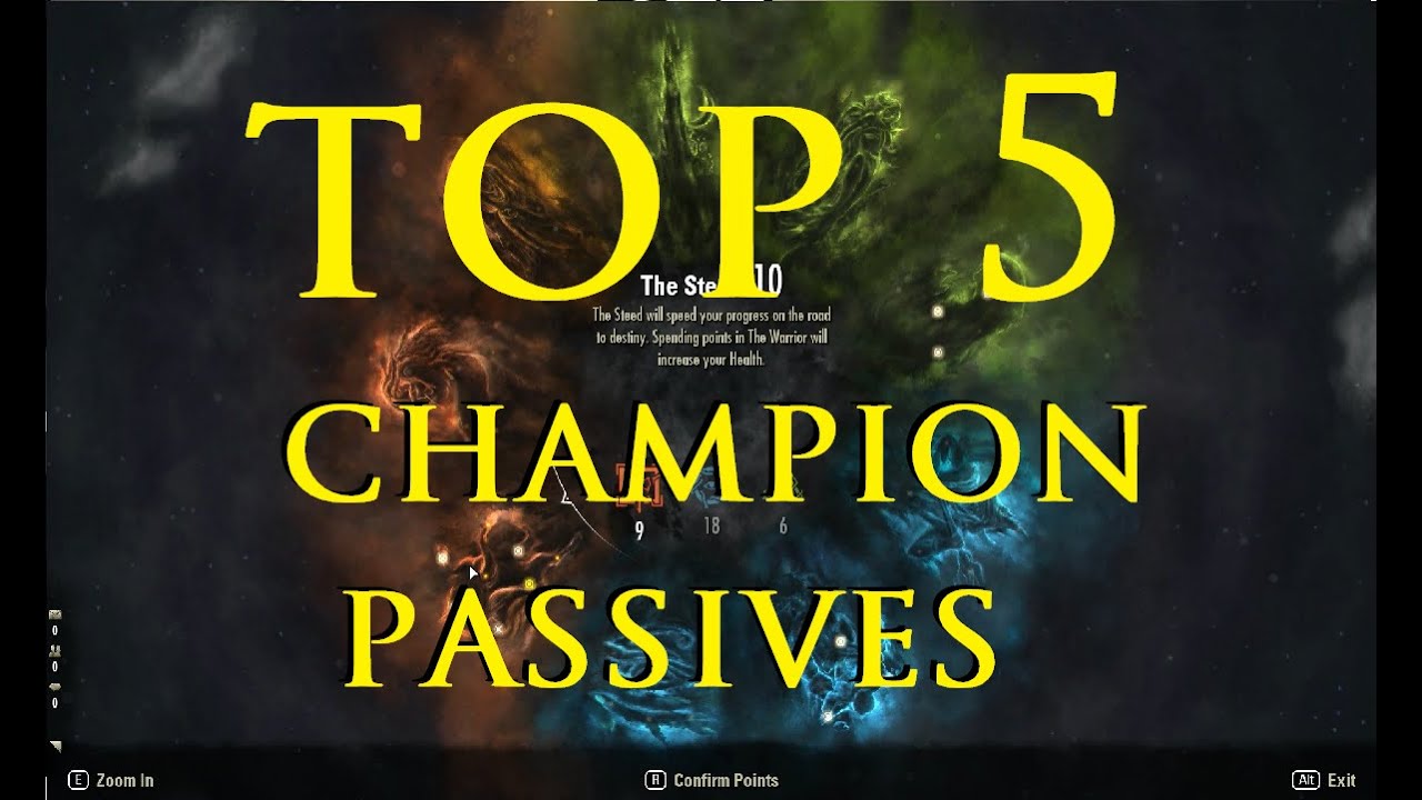 Elder Scrolls Online - Top 5 Champion Passives! - YouTube