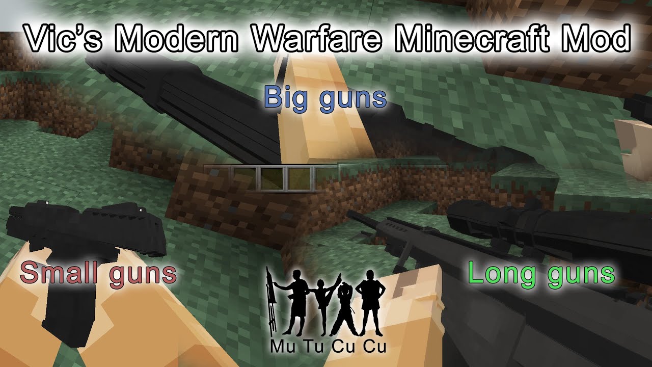 Vic's Modern Warfare Mod (Minecraft 1.12.2 Mod Overview) 1/2 - YouTube