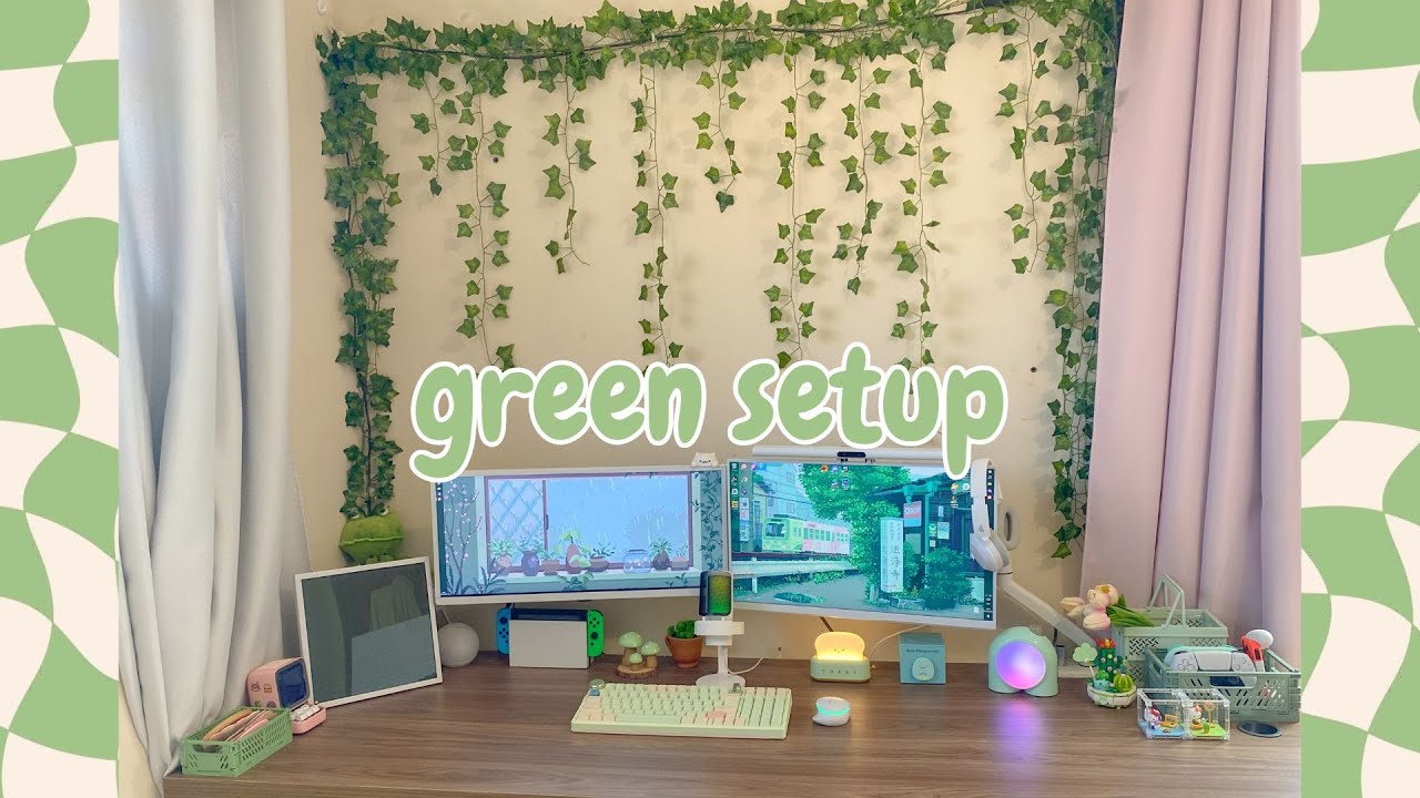 COLOCANDO MAIS PLANTAS NO MEU SETUP VERDINHO 💚 - YouTube