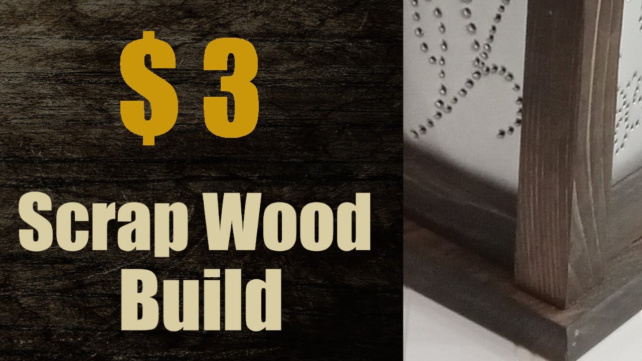 DIY WOODWORKING: $3, Fast & Easy DIY Scrap Wood Build - YouTube