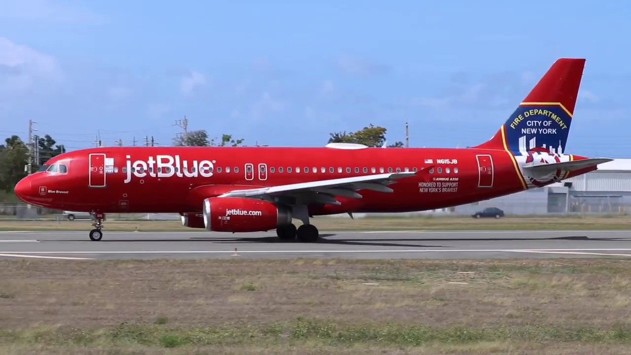 Jetblue Fire Deparment in Ponce - YouTube