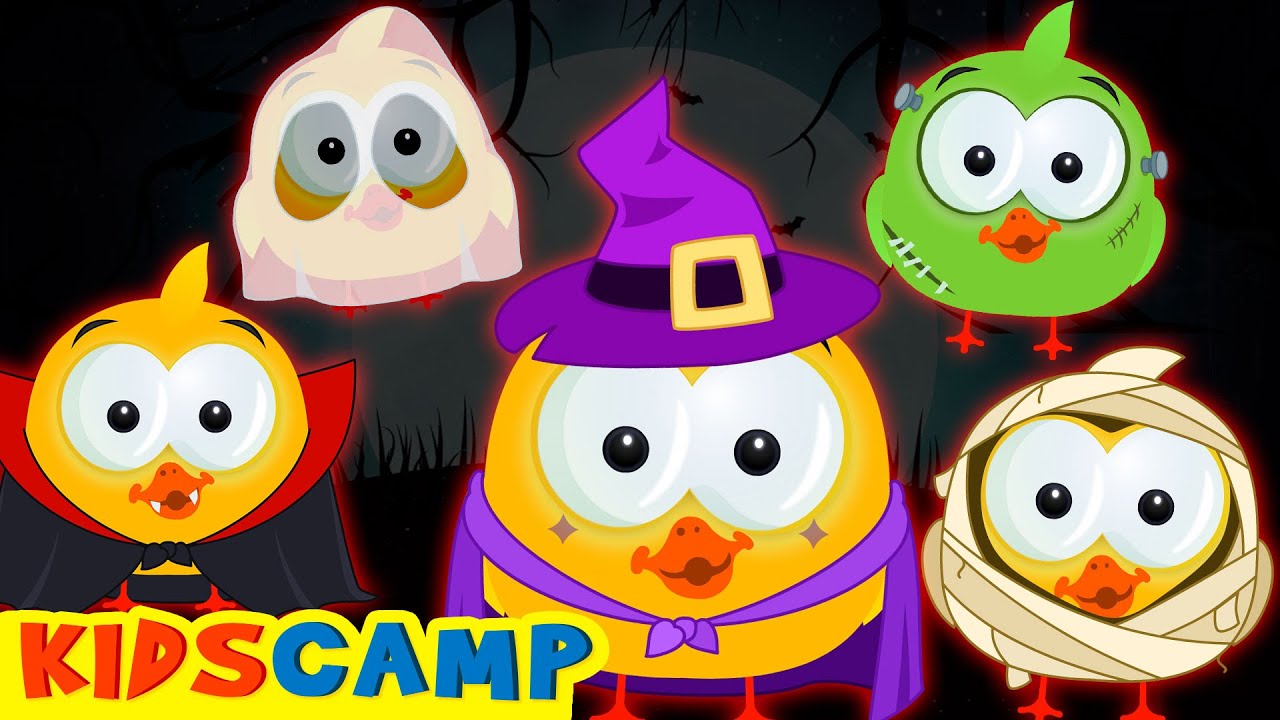Spooky Ducks Halloween Finger Family | Lucky Ducky | Halloween Kids ...