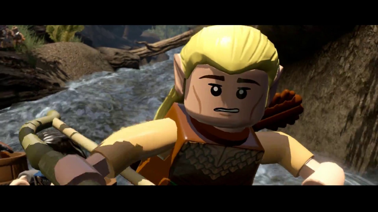 LEGO The Hobbit Gameplay - barrel river ride - YouTube