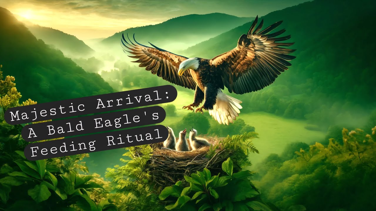 Majestic Arrival: A Bald Eagle's Feeding Ritual in Winchester ...