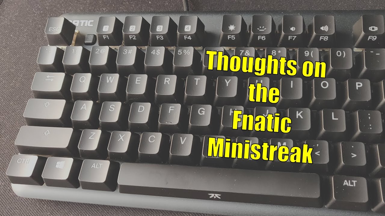 Fnatic Ministreak Keyboard - YouTube
