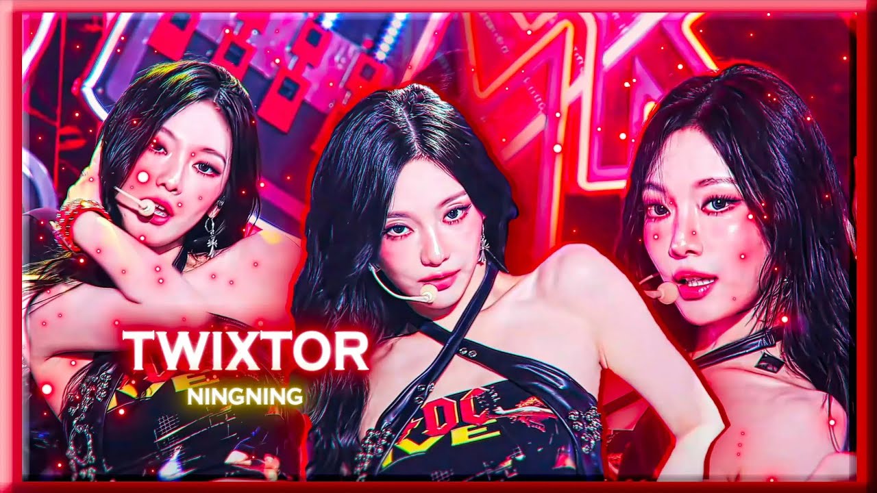 NINGNING 4K TWIXTOR CLIPS FOR EDITING AE SHARPEN + TOPAZ. - YouTube