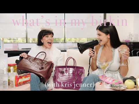 what's in my birkin? (with kris jenner)