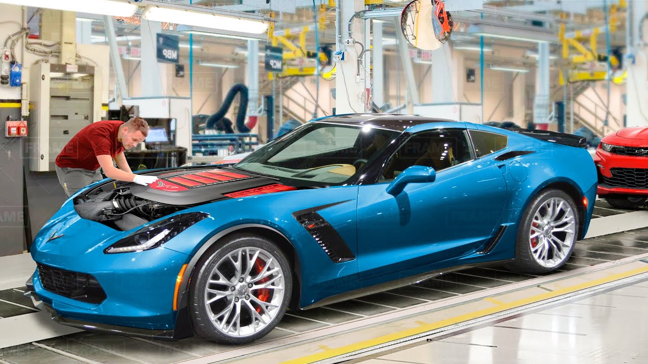 Tour of Billion $ US Factory Producing the Powerful Corvette: C7 ...