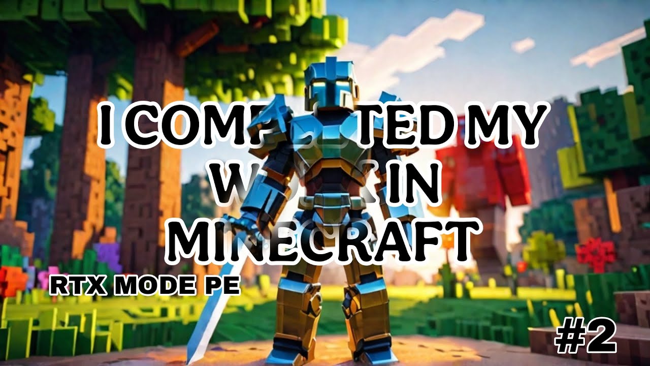 Building EPIC Iron Armor in RTX Mode Minecraft Survival! #minecraft # ...