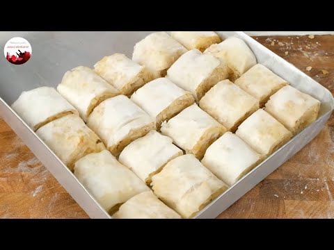 HAMUR AÇMADAN BU BAYRAMA BÖYLE ÇITIR KOLAY TATLI YAPIN!!Tam Kıvamında Çok Lezzetli Şerbetli Tatlı