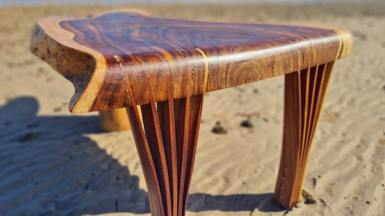 Wood Turning How to Make Table from Trash Amazing Woodworking Skills by ...