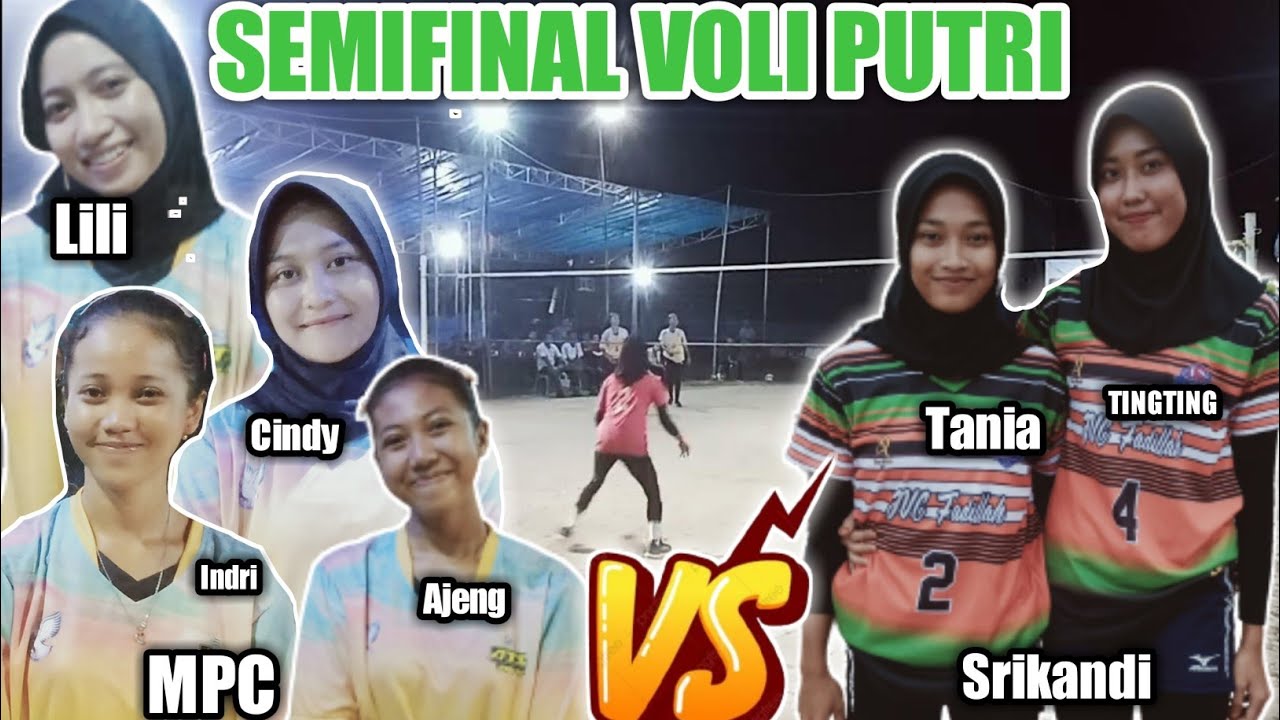 semifinal voli putri.lili,Cindy,Indri,Ajeng vs tinting,Tania, Puput ...