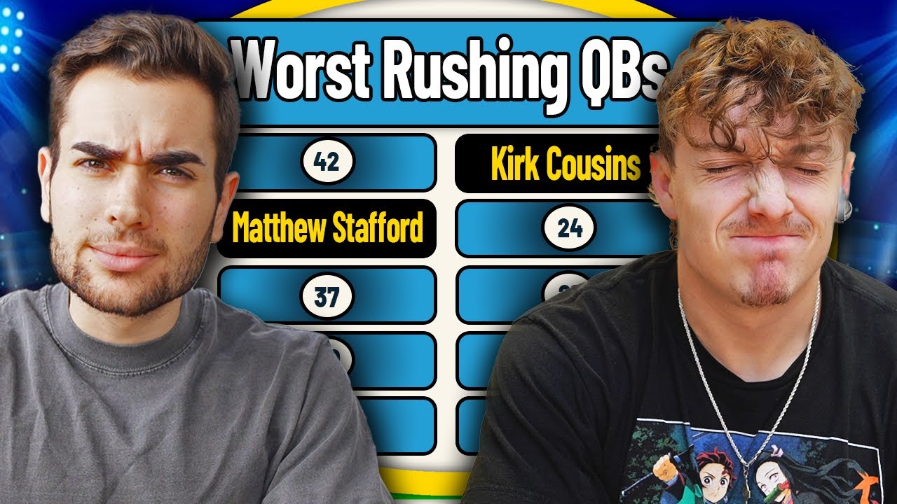 These are the WORST Rushing QBs in the NFL - YouTube