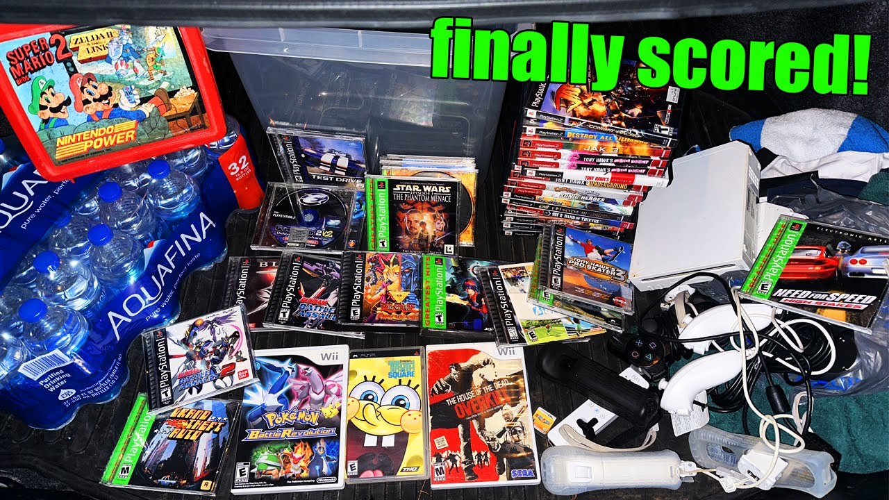 Flea Market Video Game Hunting is BACK! - YouTube