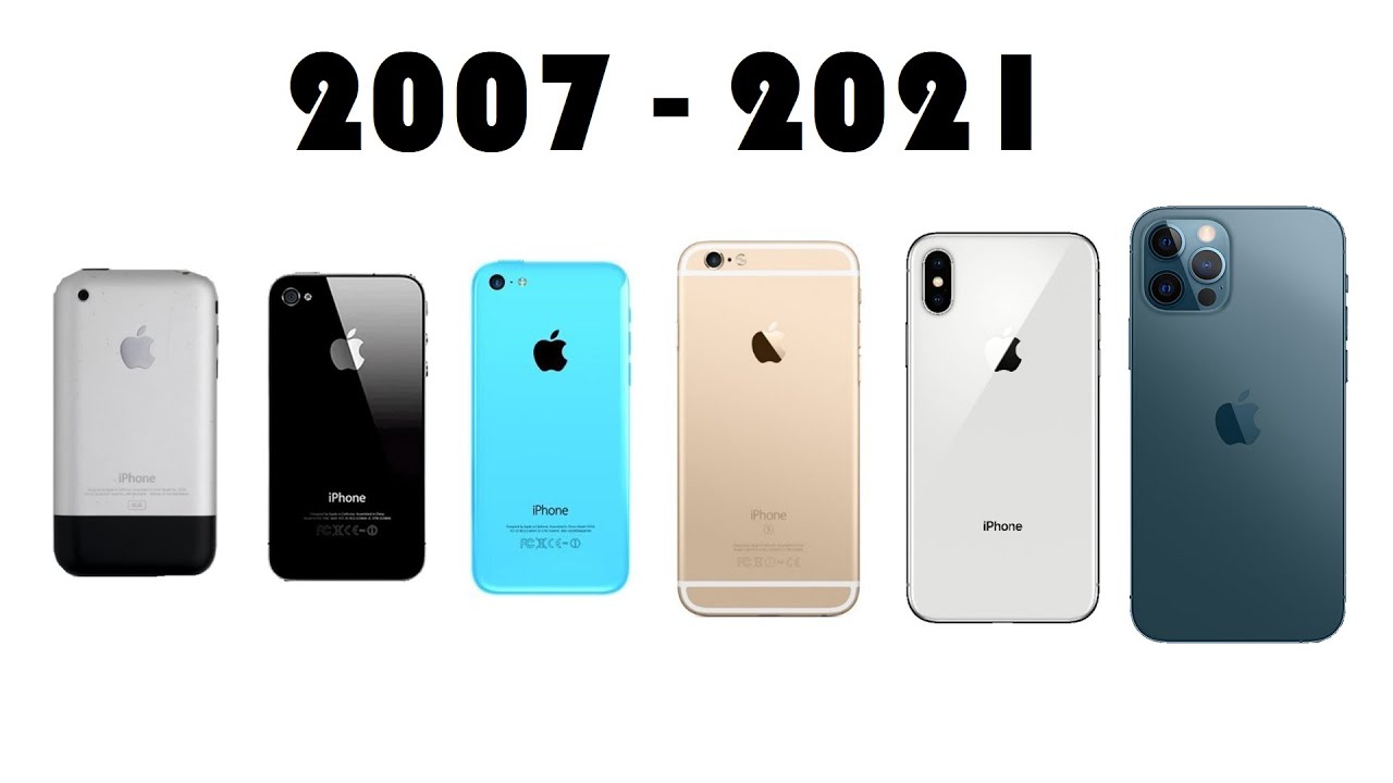 Every iPhone ever released (2007 - 2021) - YouTube
