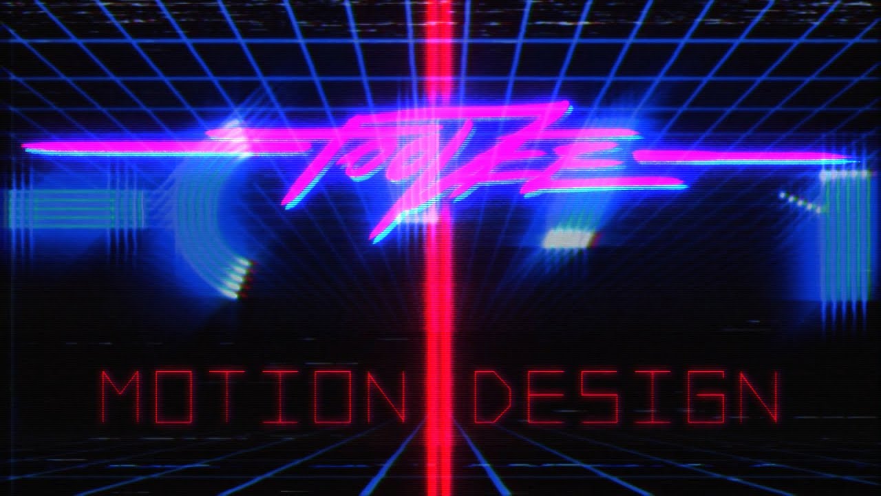 VHS style After Effects oldschool Motion Design - YouTube