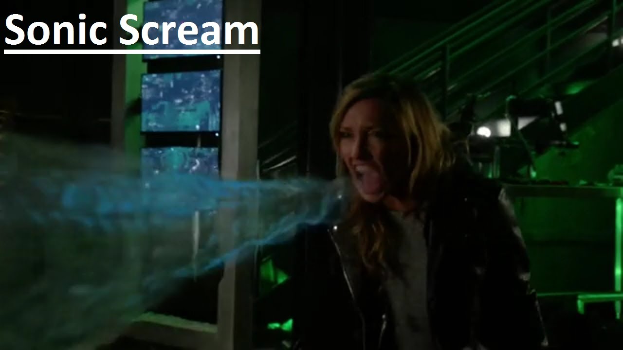 Arrowverse Powers Sonic Screams - YouTube