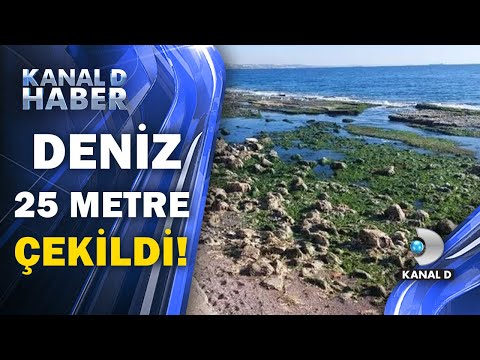 Marmara'da korkutan deniz çekilmesi