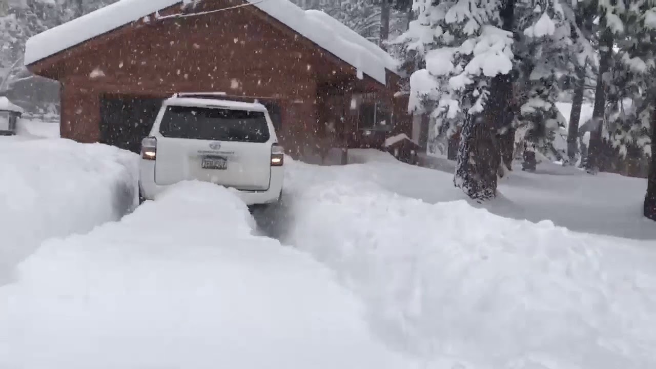 3/16/2018 snow storm truckee ca - YouTube