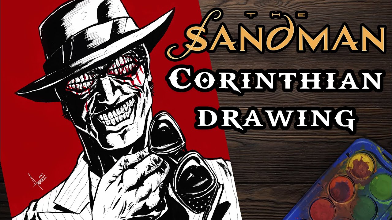 SANDMAN THE CORINTHIAN DRAWING / DESENHANDO O CORÍNTIO SPEEDPAINT ...