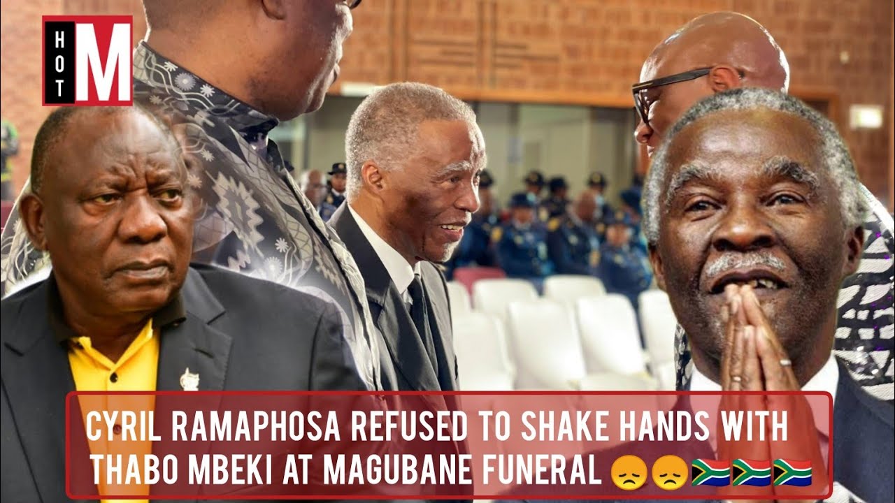 Cyril Ramaphosa Refused To Shake Hands With Thabo Mbeki At Magubane ...