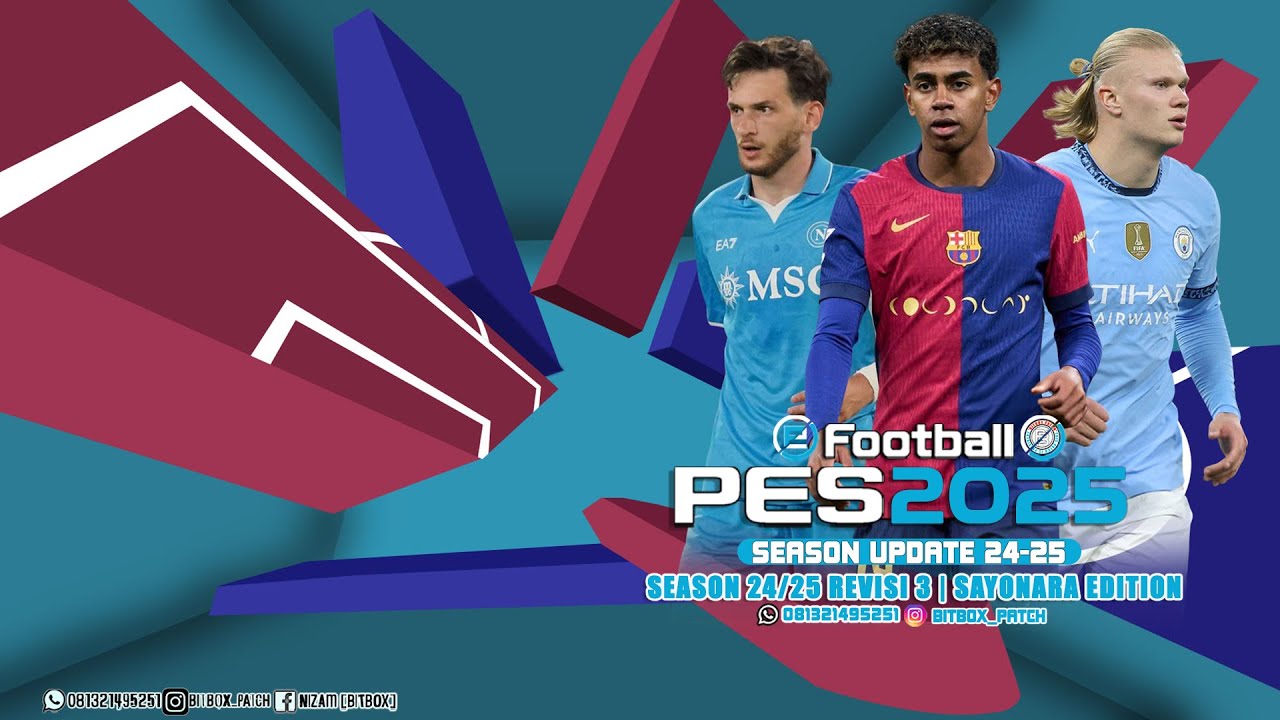 PES 2025 BITBOX PATCH REVISI 3 SAYONARA EDITION [PS3] - YouTube