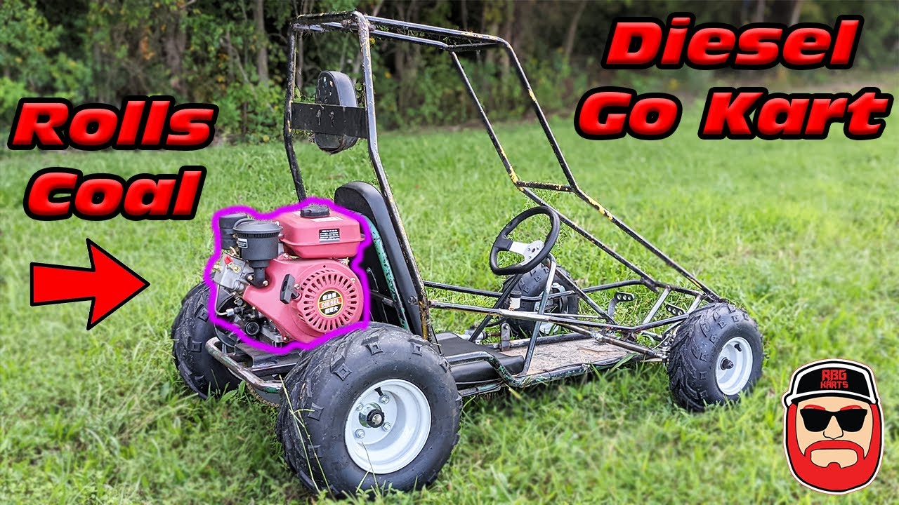 199cc Diesel Go Kart ~ It Rolls Coal!!! - YouTube